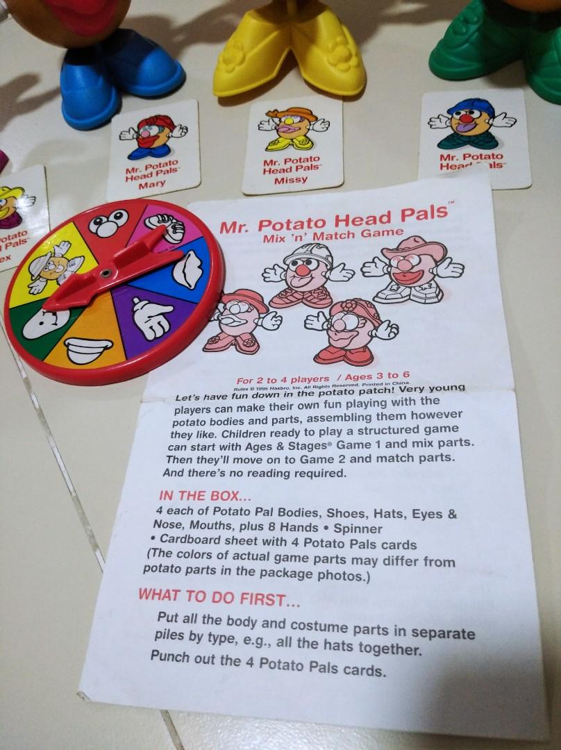Mr Potato Head Game, Hobbies & Toys, Toys & Games on Carousell