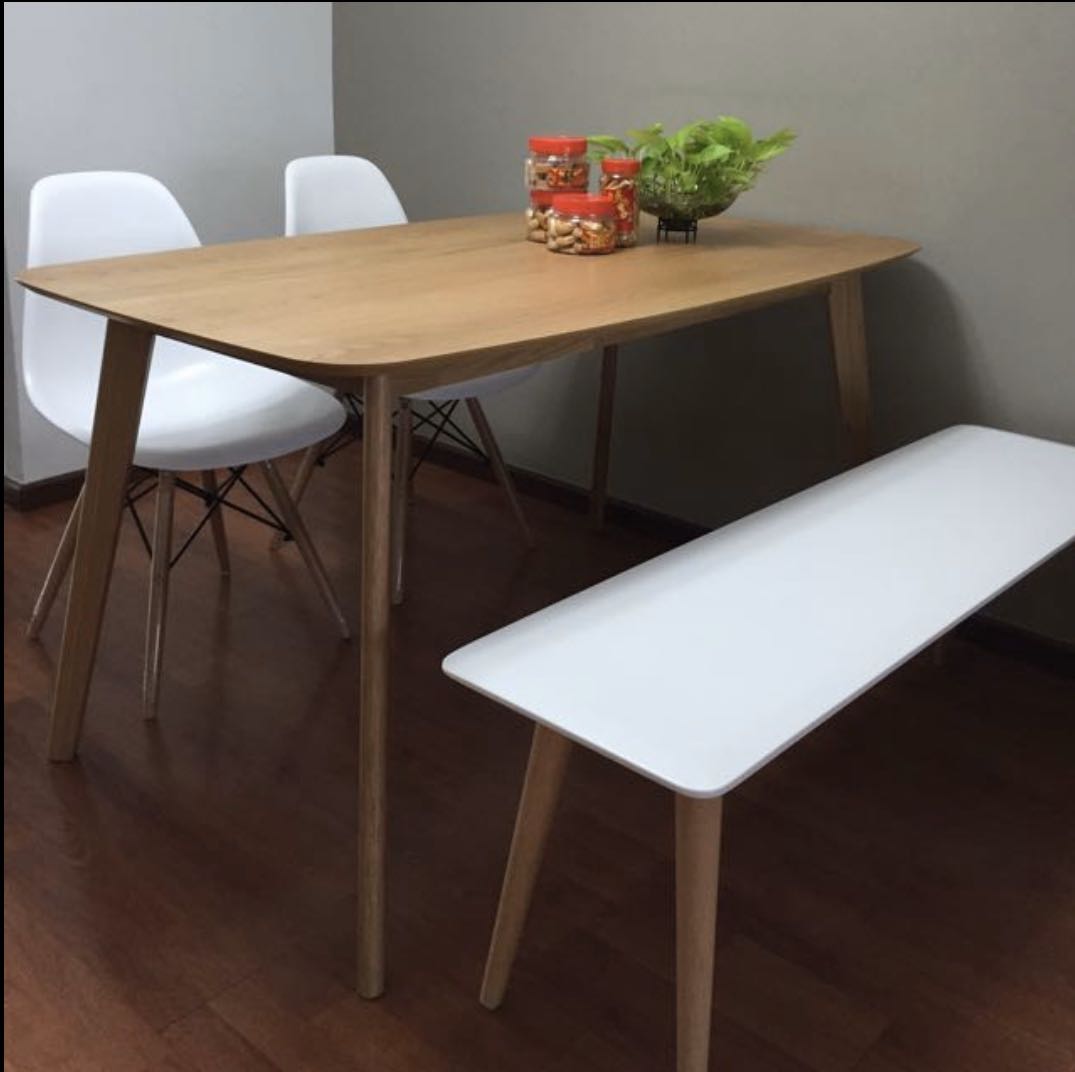 Nordic Dining Table Set, Furniture & Home Living, Furniture, Tables ...