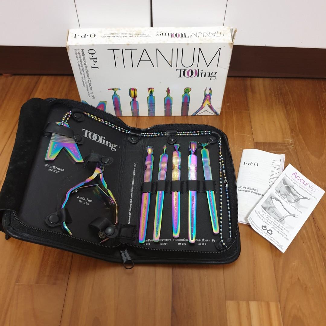 OPI Titanium Tooling Set - Professional Implement Collection By OPI ...
