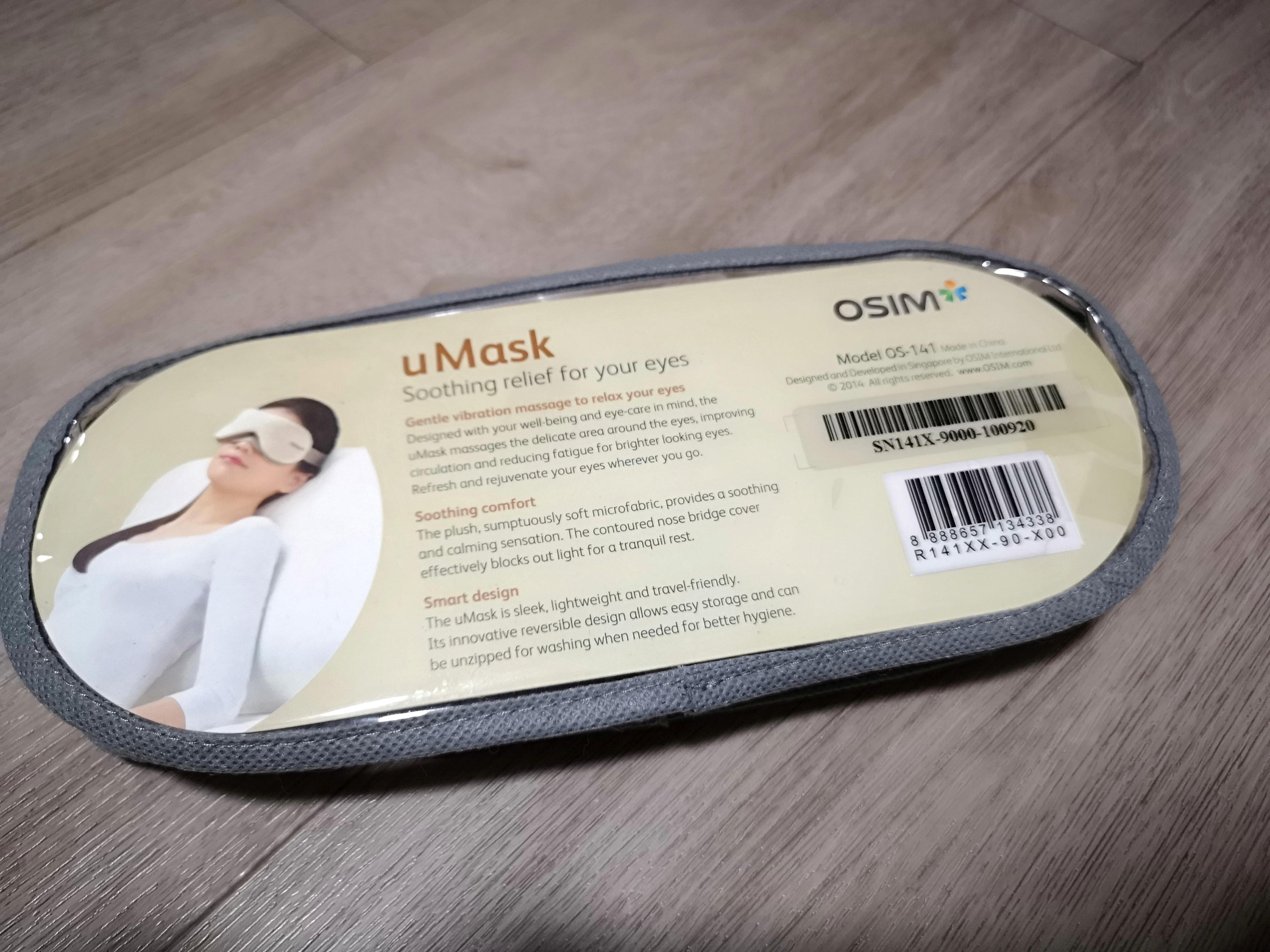 Osim uMask Eye Massager, Health & Nutrition, Massage Devices on Carousell