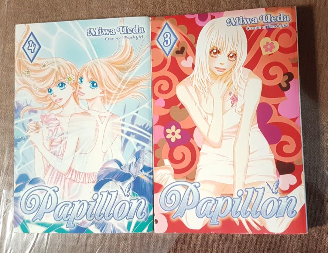 PAPILLON Manga Volumes 3 & 4 by Miwa Ueda (Peach Girl Manga Creator ...