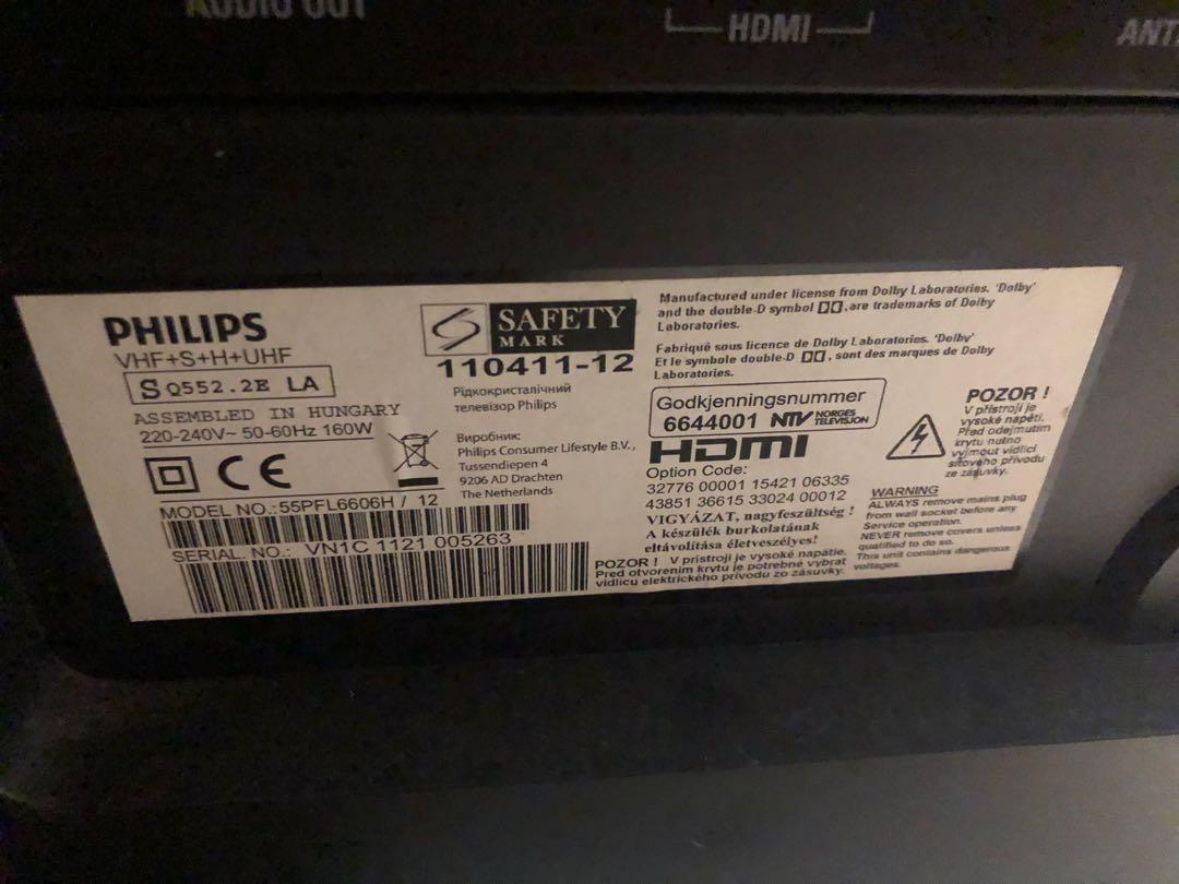 Philips 55 inch smart tv, TV & Home Appliances, TV & Entertainment, TV ...