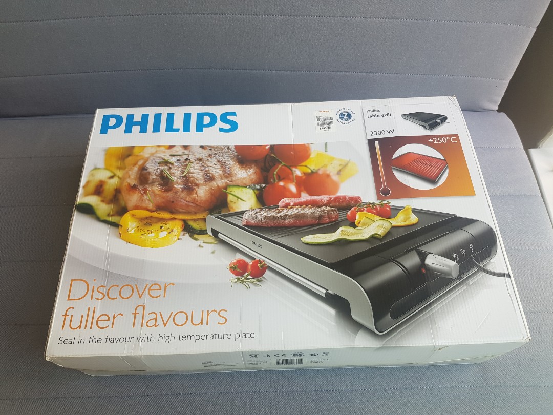 Philips Table Grill, Home Appliances, Kitchenware on Carousell