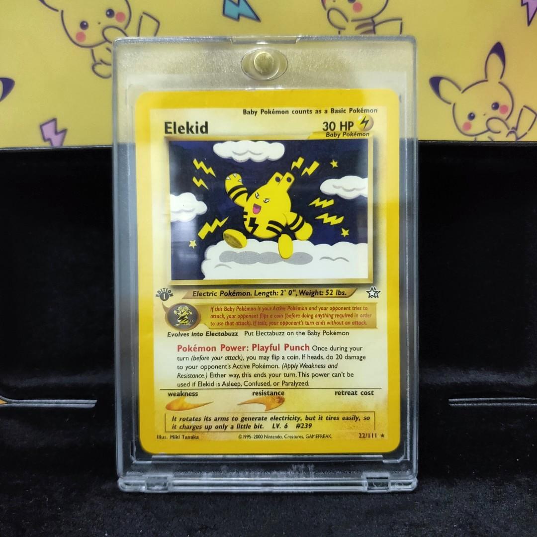 Pokemon TCG - Elekid (First Edition), Hobbies & Toys, Toys & Games on ...