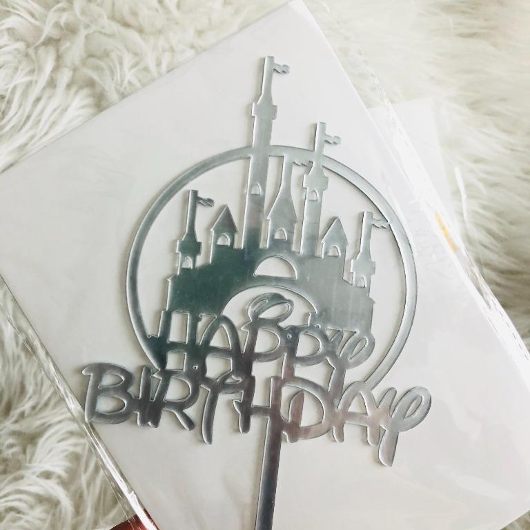 Castle Cake Topper (Disney Princess Theme), Hobbies & Toys, Stationery ...