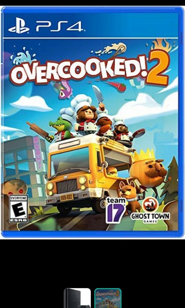 PS4 + 2 controllers + Overcooked 2, Video Gaming, Gaming Accessories ...