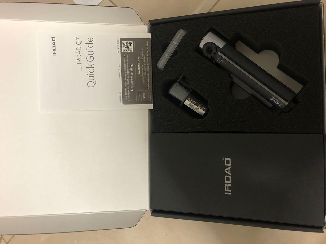 Q7 Iroad car camera front and back, Photography, Cameras on Carousell