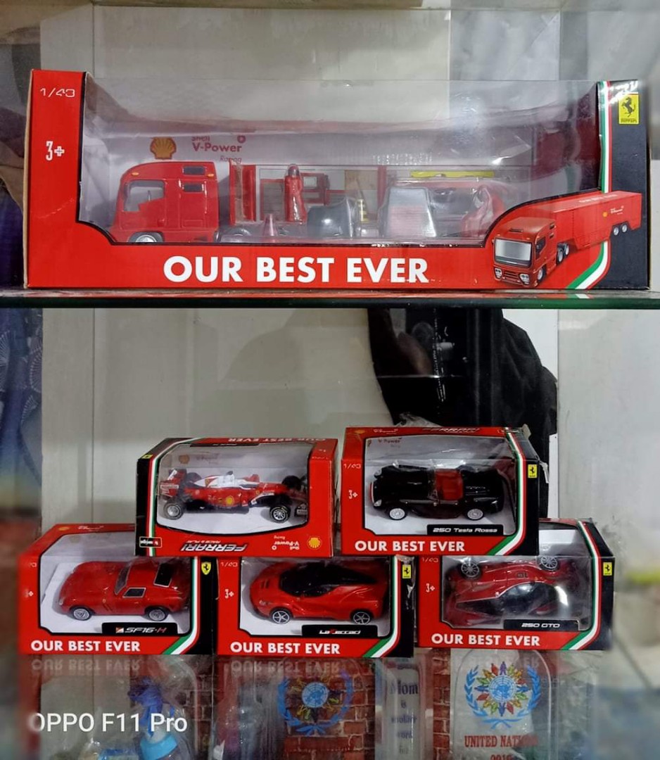 Shell Ferrari F1 With Hauler Truck Set, Hobbies & Toys, Toys & Games on ...