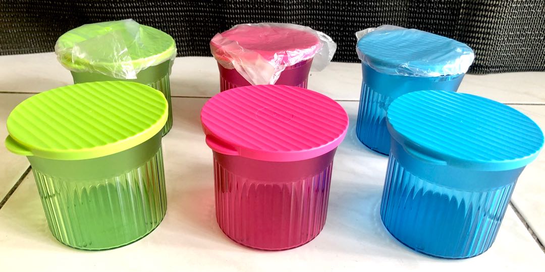 Tupperware Family Mate Round Container Set, Furniture & Home Living ...