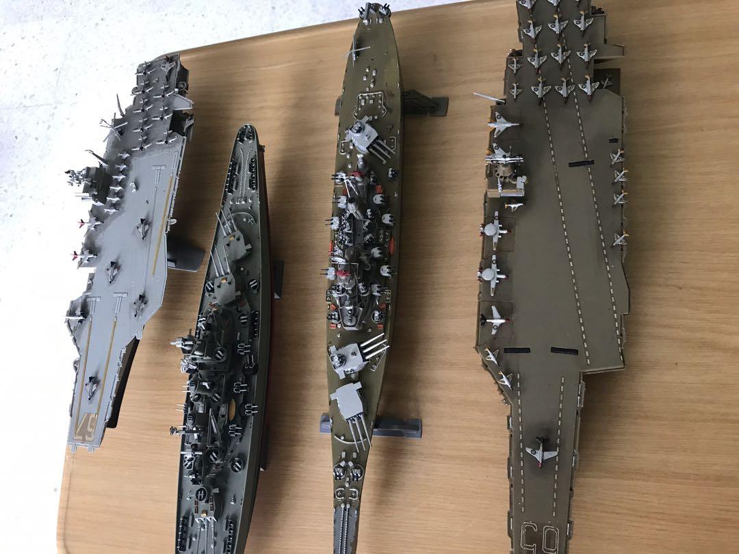 Vintage plastic warship models (UPDATED WITH MODELS LEFT), Hobbies ...