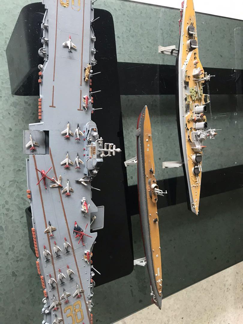 Vintage plastic warship models (UPDATED WITH MODELS LEFT), Hobbies ...