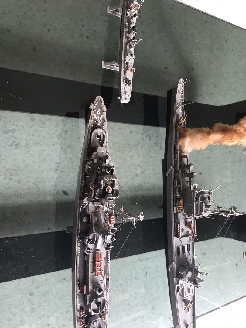 Vintage plastic warship models (UPDATED WITH MODELS LEFT), Hobbies ...