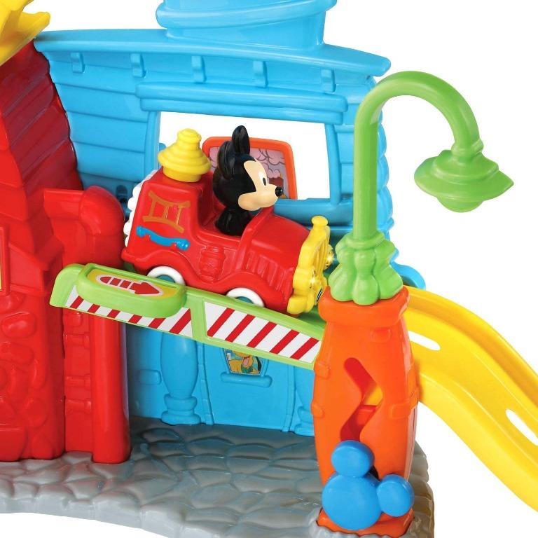 VTech Go! Go! Smart Wheels Mickey Mouse Silly Slides Fire Station ...