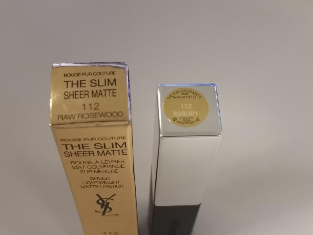 YSL Lipstick the slim sheet matte 112, Beauty & Personal Care, Face ...