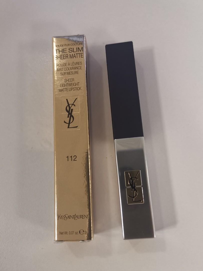 YSL Lipstick the slim sheet matte 112, Beauty & Personal Care, Face ...