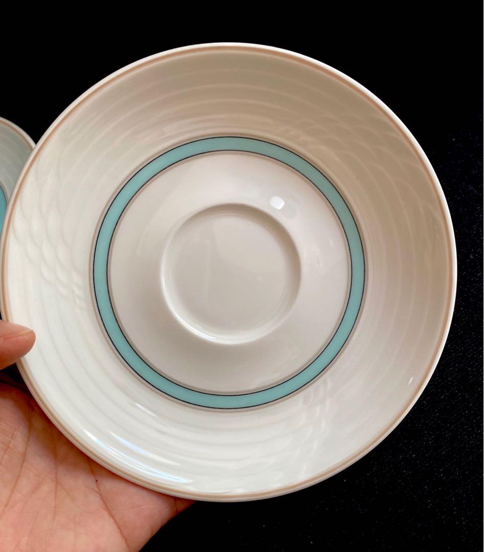 2Pairs Tiffany Mix Matched Arita & Nikko Cup & Saucers, Furniture ...