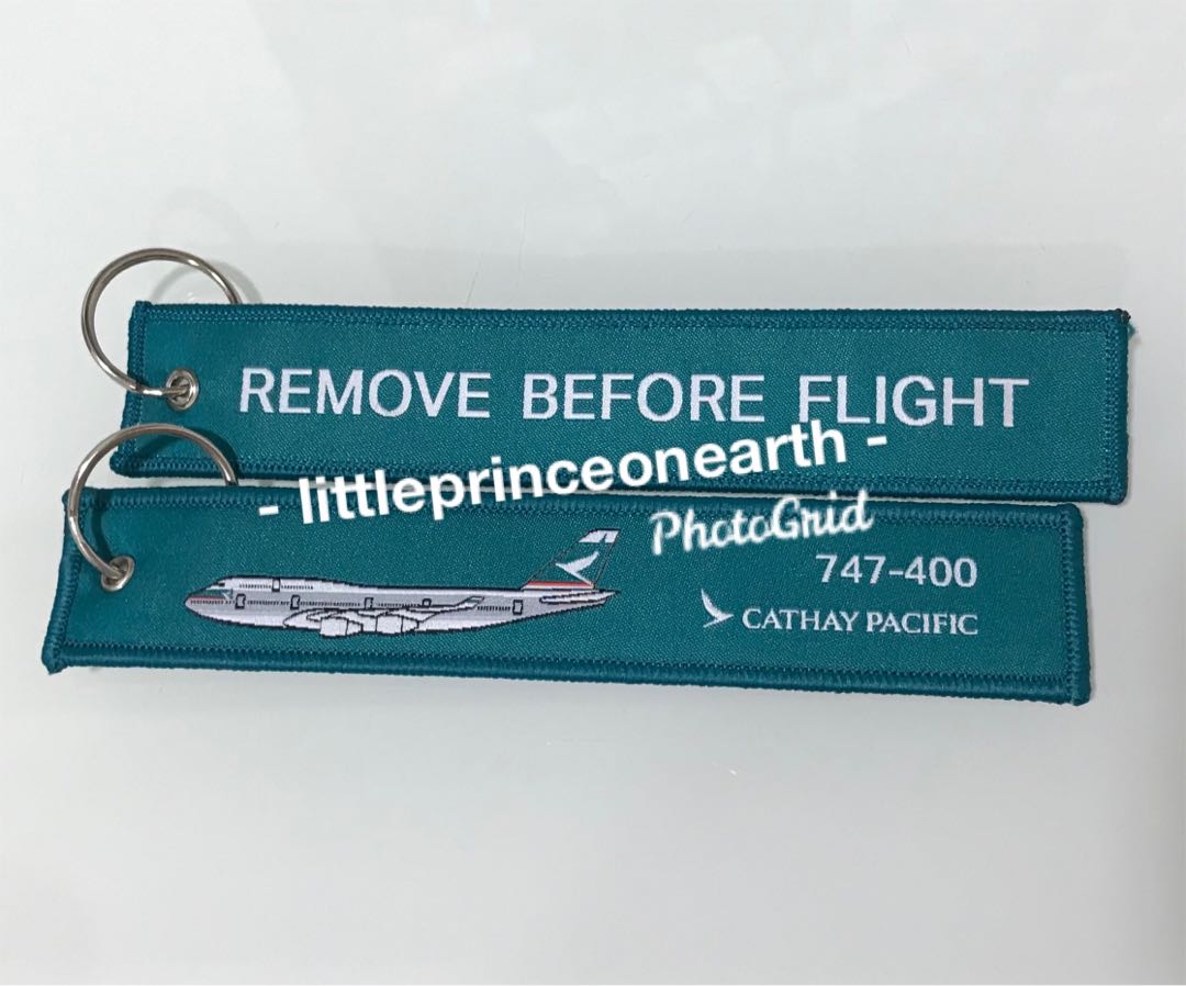 (只剩最後一條全新現貨 Last One) [[ 絕版 ]] CX Remove Before Flight Cathay Pacific ...