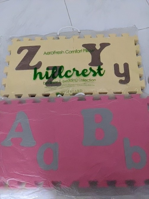 Alphabet puzzle foam matt, Hobbies & Toys, Toys & Games on Carousell