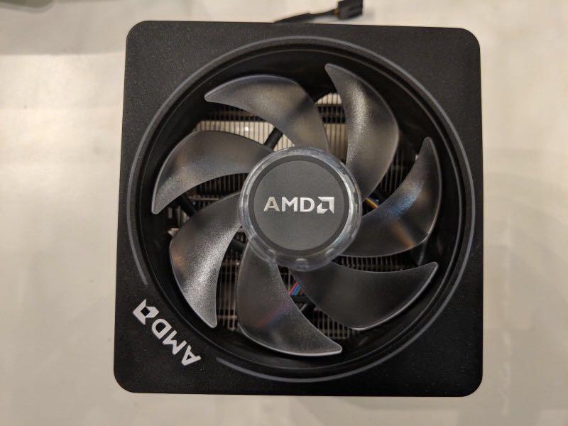 AMD Wraith Prism RGB LED Cooler Fan, Computers & Tech, Parts ...