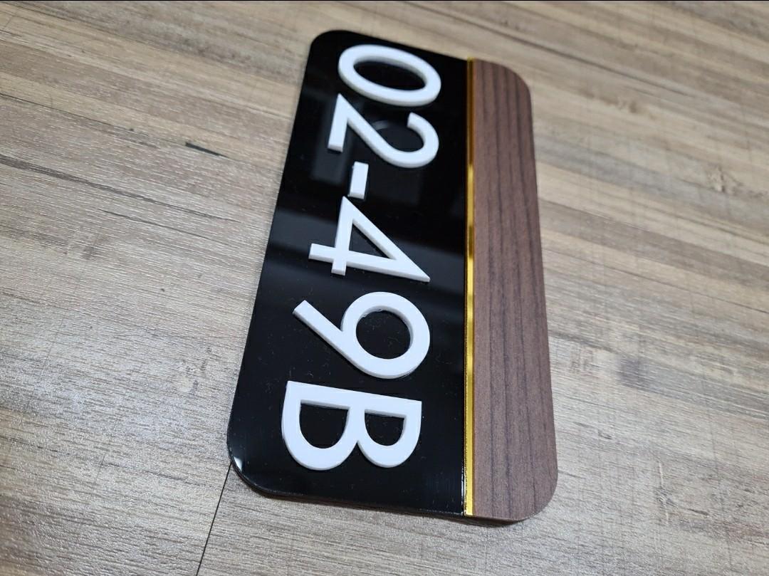 Apartment Unit number sign, Hobbies & Toys, Religious Items on Carousell