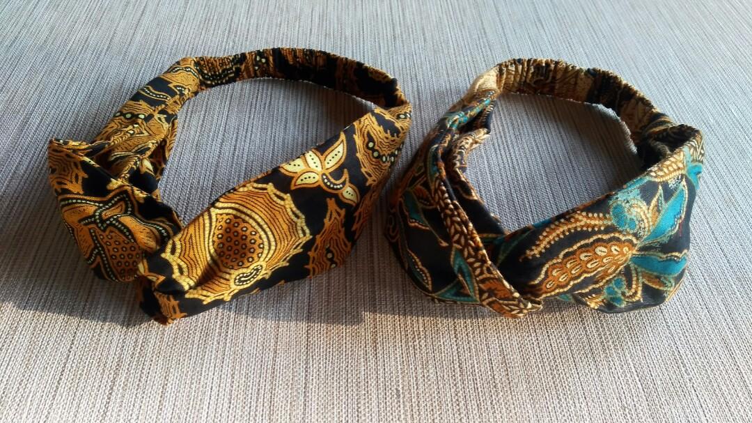 Bando Batik, Fesyen Wanita, Aksesoris di Carousell