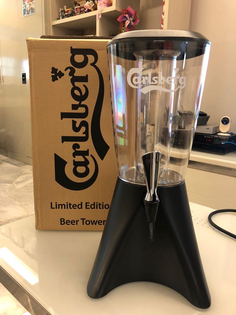 Carlsberg Beer Tower (Limited Edition) Black, Furniture & Home Living ...