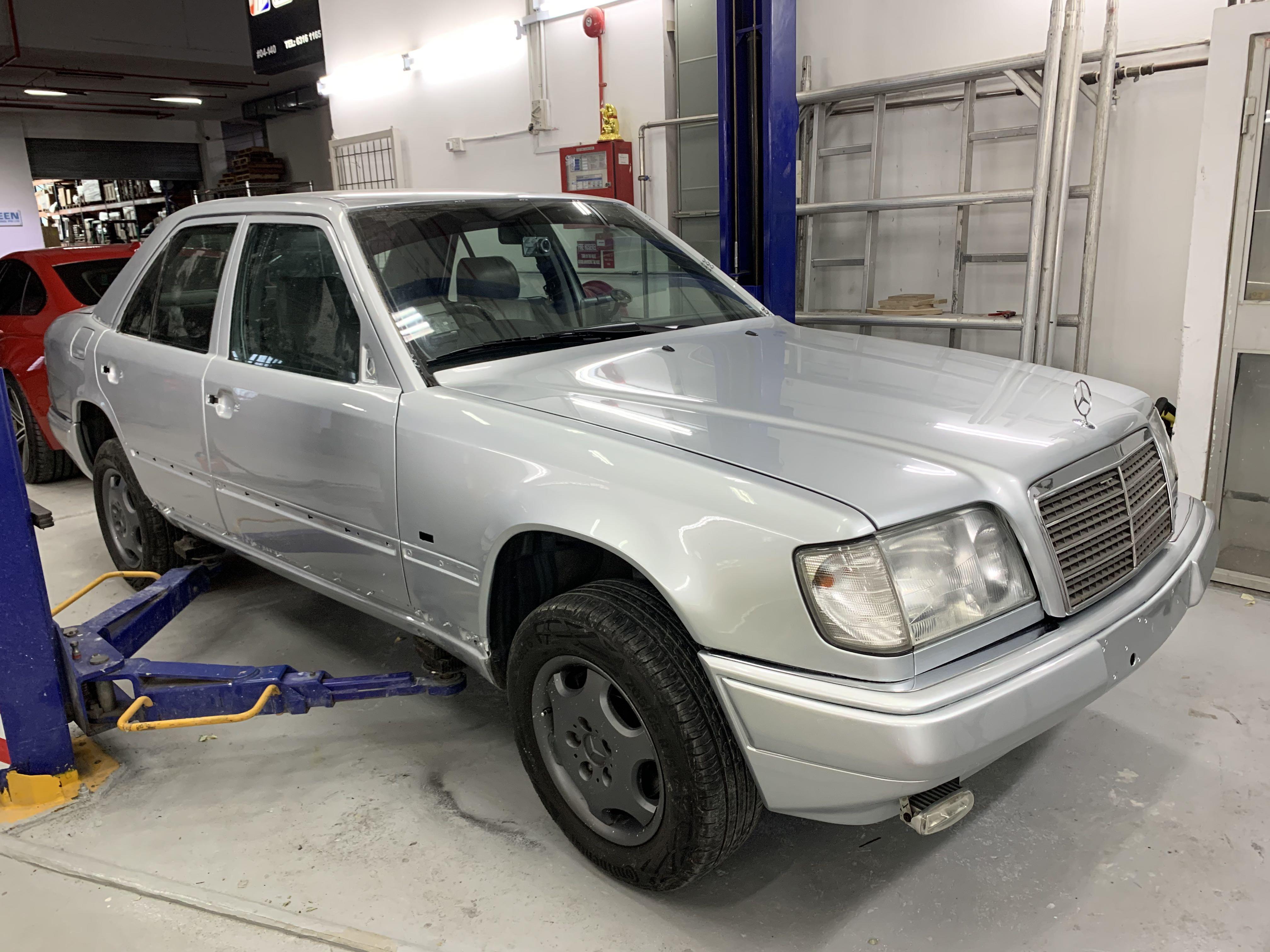 E190, W124, Vehicle paint, accident repair, restoration and refurbish ...