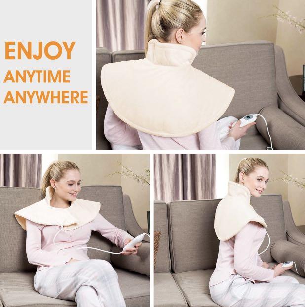 Electric warming Jacket Heat therapy // Warm and unwind the neck and ...