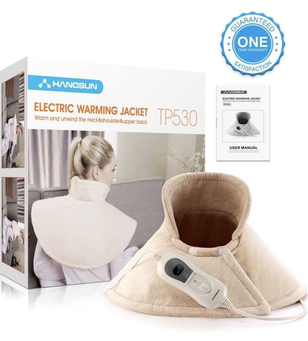 Electric warming Jacket Heat therapy // Warm and unwind the neck and ...