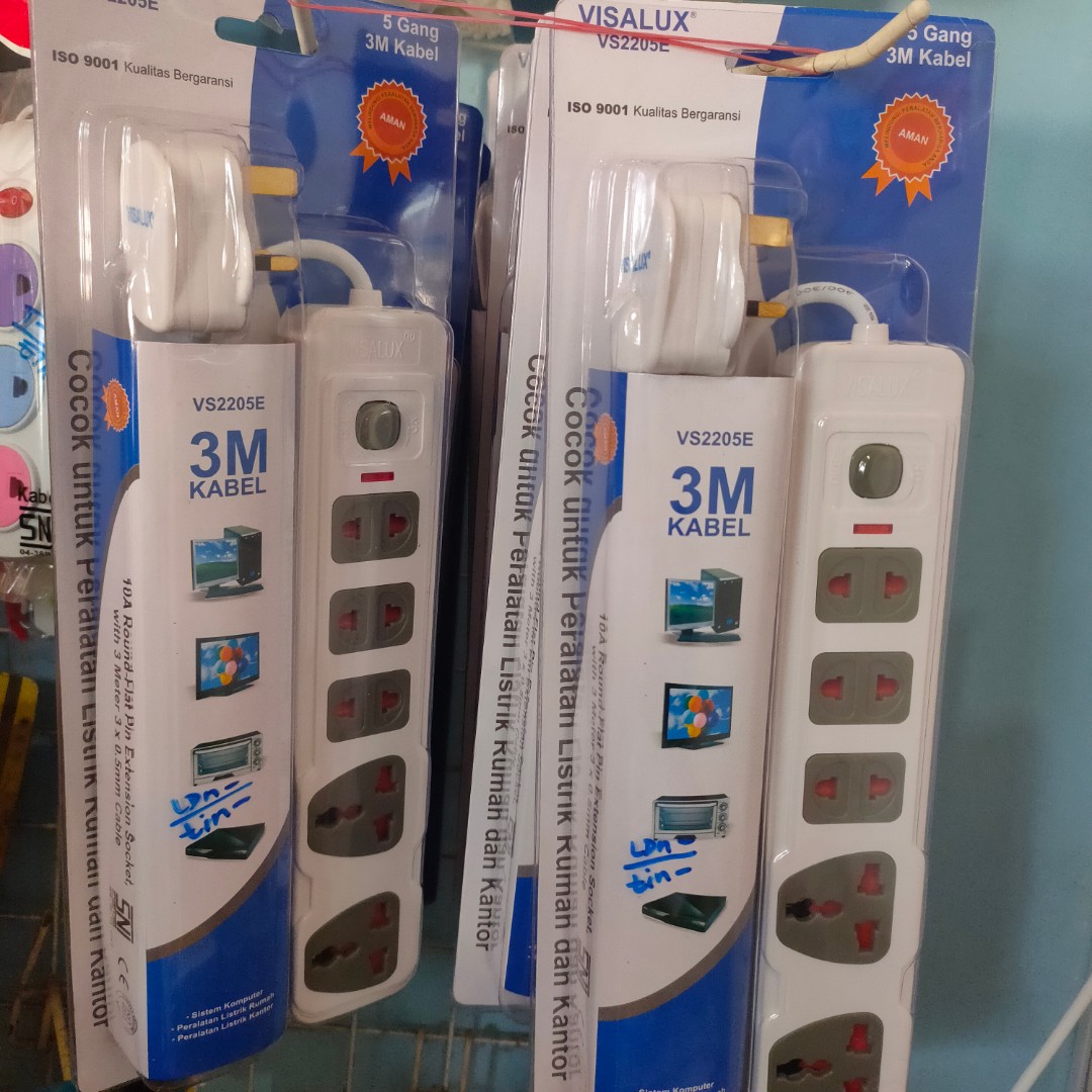 Extension kabel visalux / sambungan kabel / colokan kabel, Perabotan ...
