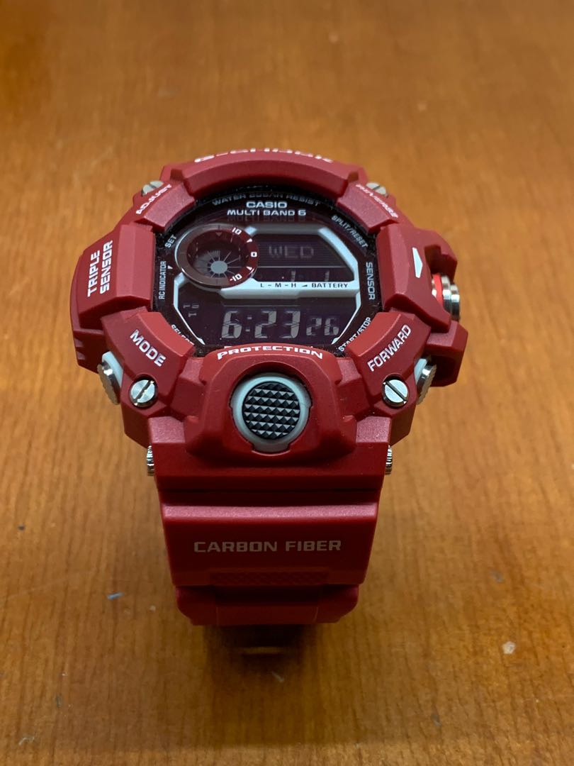 G-Shock Rangeman Red, Men's Fashion, Watches & Accessories, Watches on ...