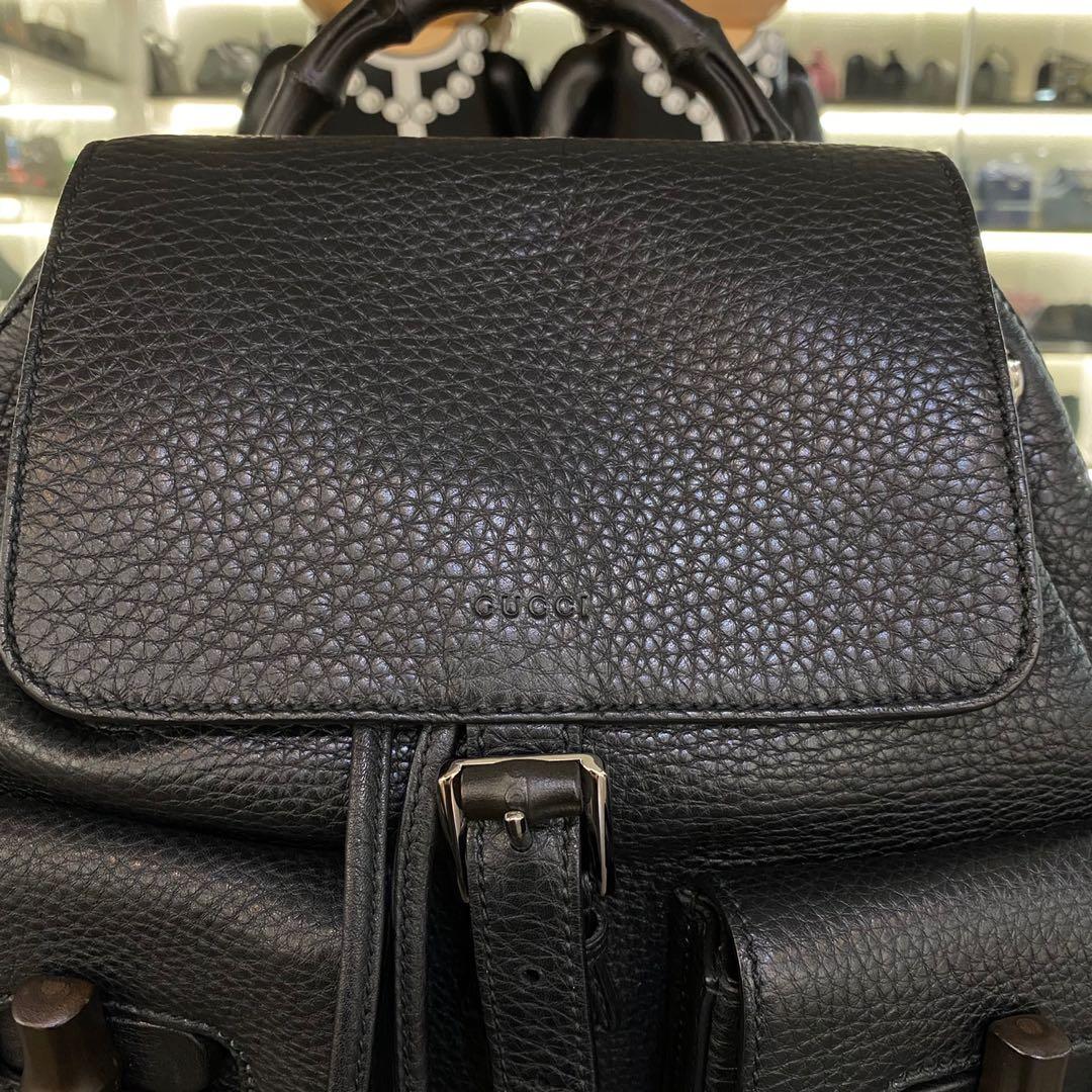 Gucci Bamboo Handle Backpack, Luxury, Bags & Wallets on Carousell