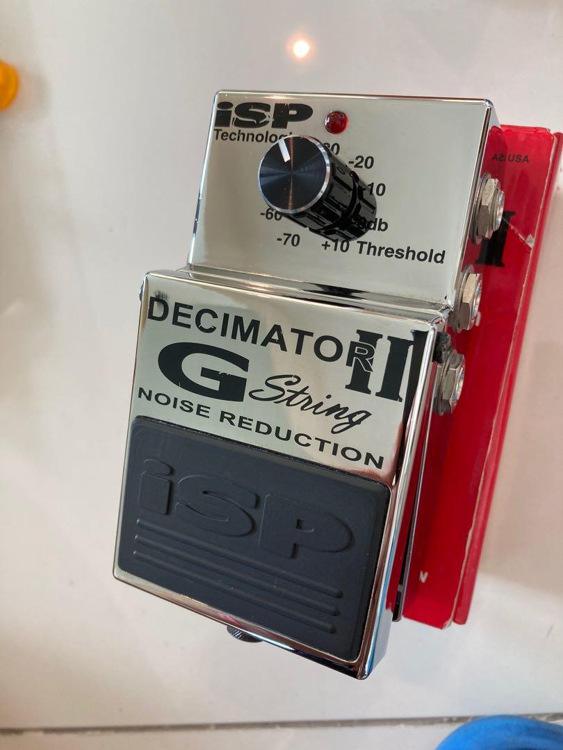 Isp Decimator Ii G String Guitar Noise Gate Effect Pedal Hobbies And Toys Music And Media Musical 