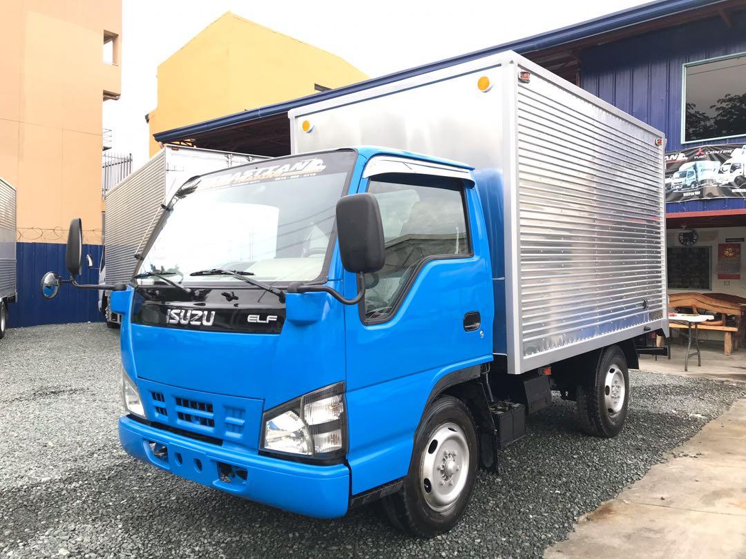 Isuzu Elf aluminum closedvan 10FT 4HL1 engine single tire, Special ...