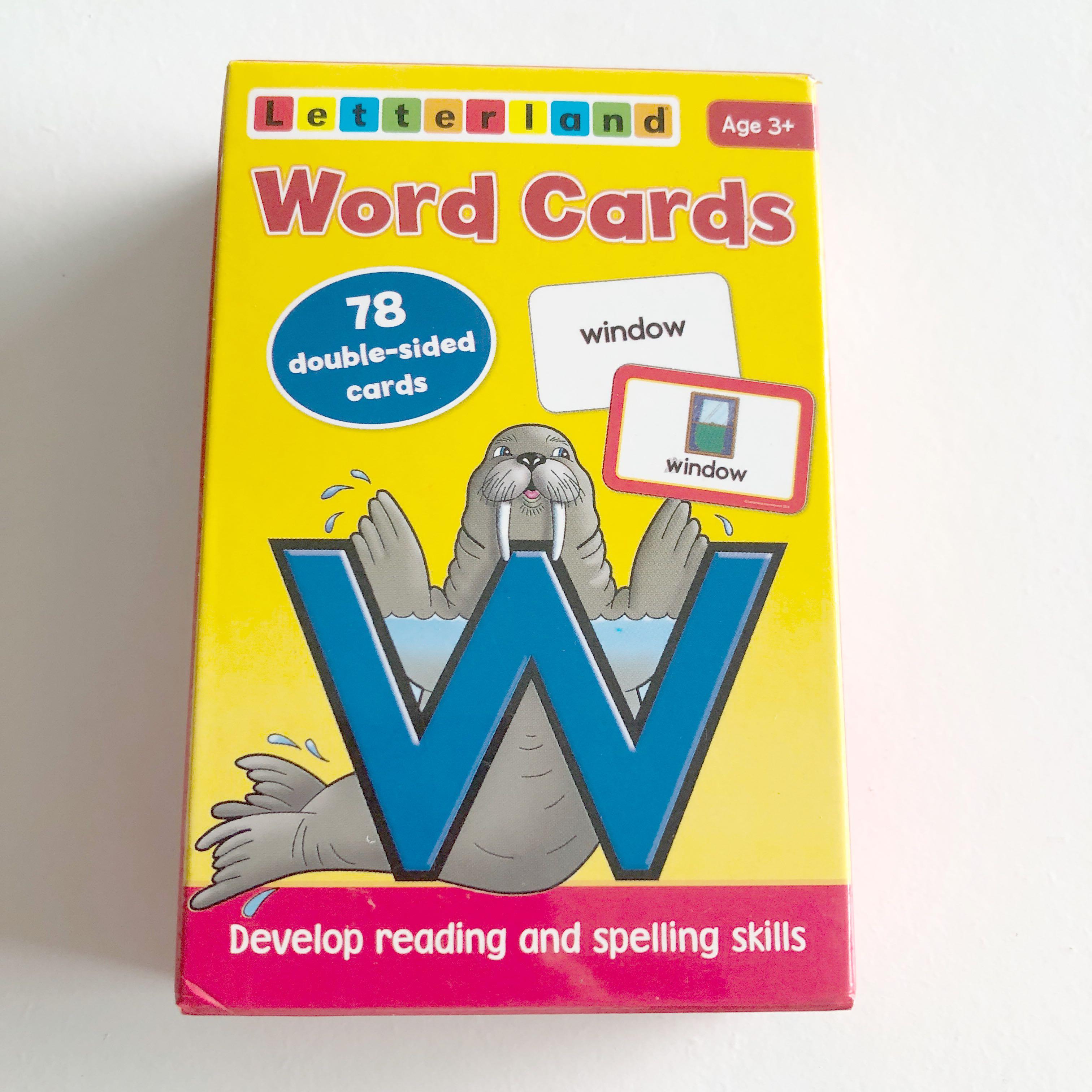 Letterland Word Cards : Mini Vocabulary Cards, Hobbies & Toys, Books ...