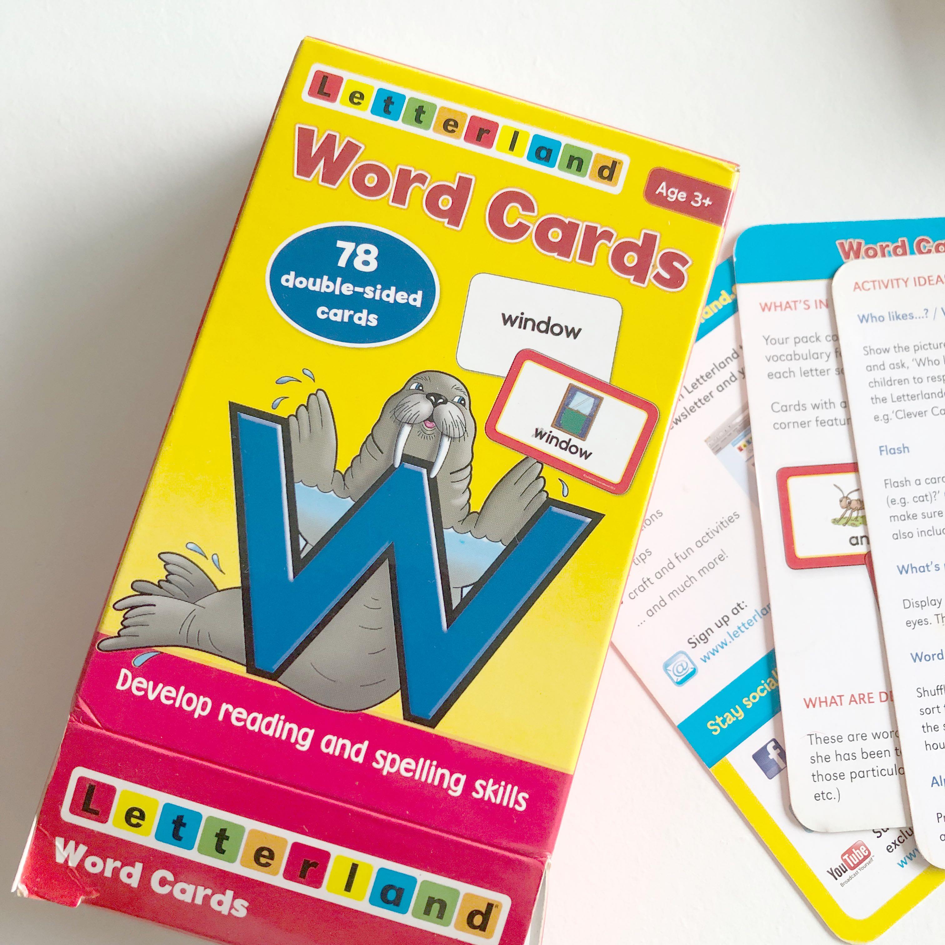 Letterland Word Cards : Mini Vocabulary Cards, Hobbies & Toys, Books ...