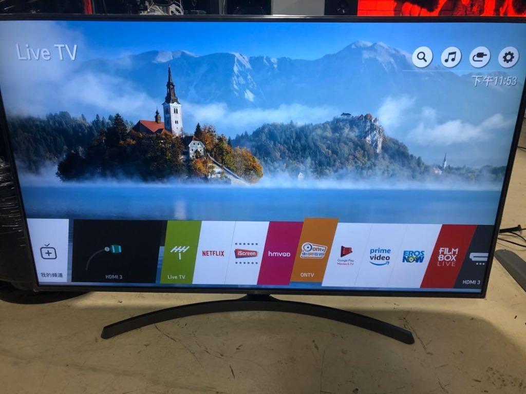 LG 55吋 55inch 55UK6550 4k 智能電視 smart tv $4300, 家庭電器, 電視 & 其他娛樂, 電視 ...