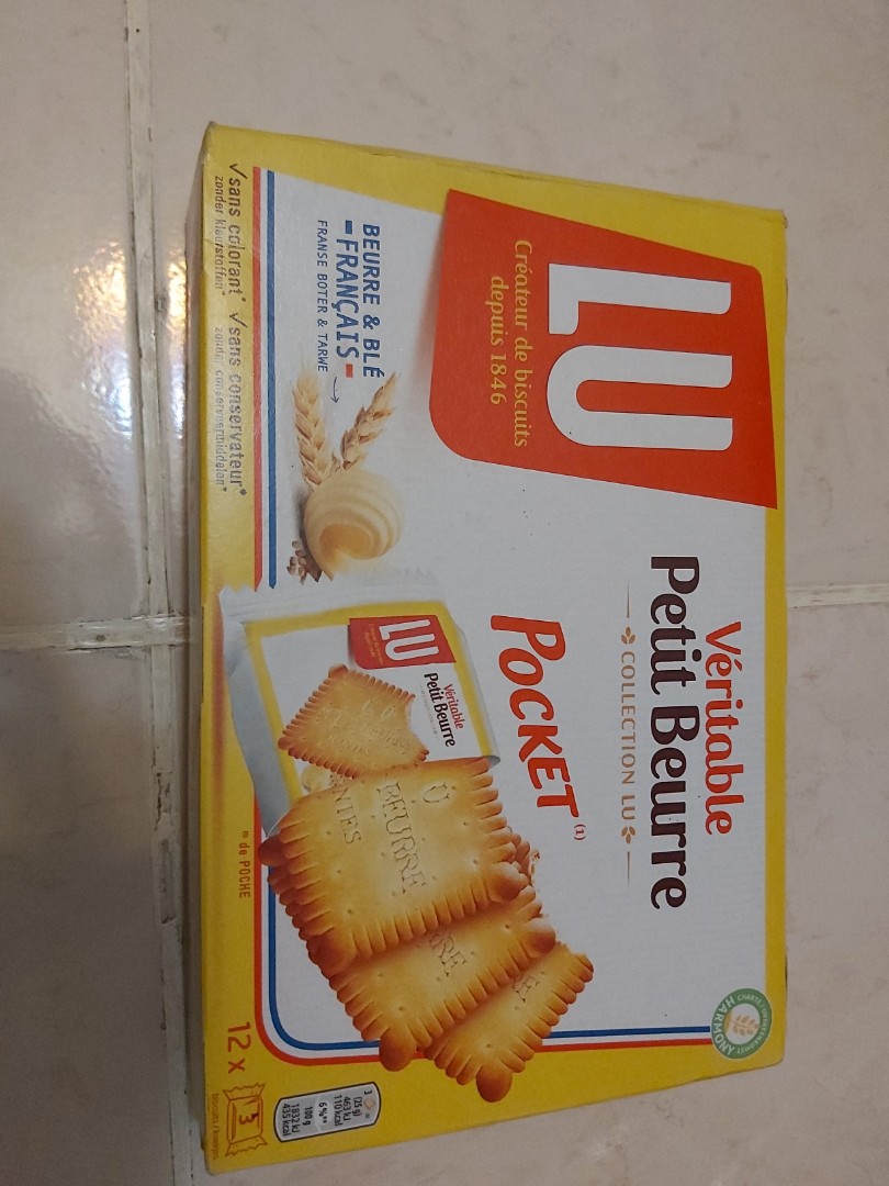 LU Petit Beurre Pocket Pure Butter Biscuit, Food & Drinks, Packaged ...