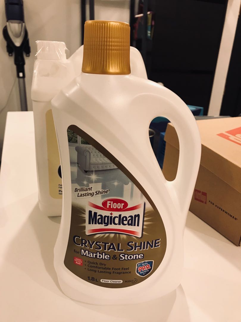 Magiclean Crystal Shine for Marble & Stone 1.8L, Furniture & Home ...