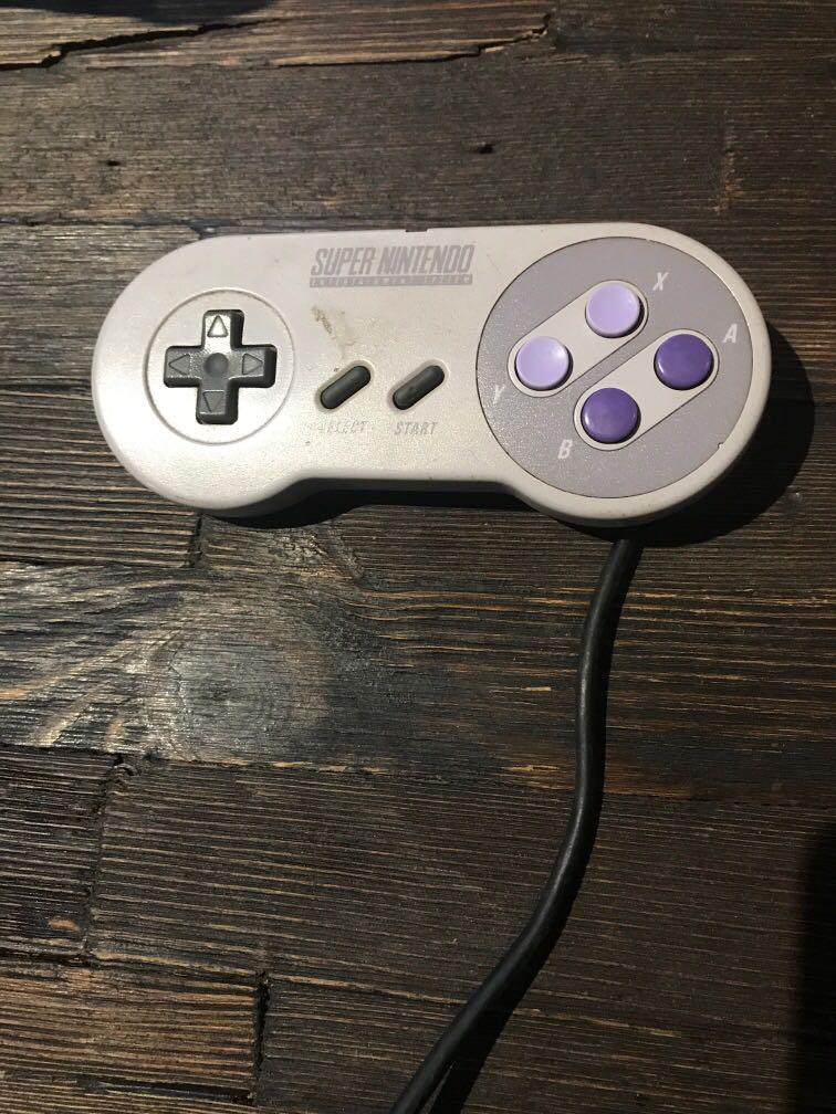 Original SNES controller, Video Gaming, Gaming Accessories, Controllers ...