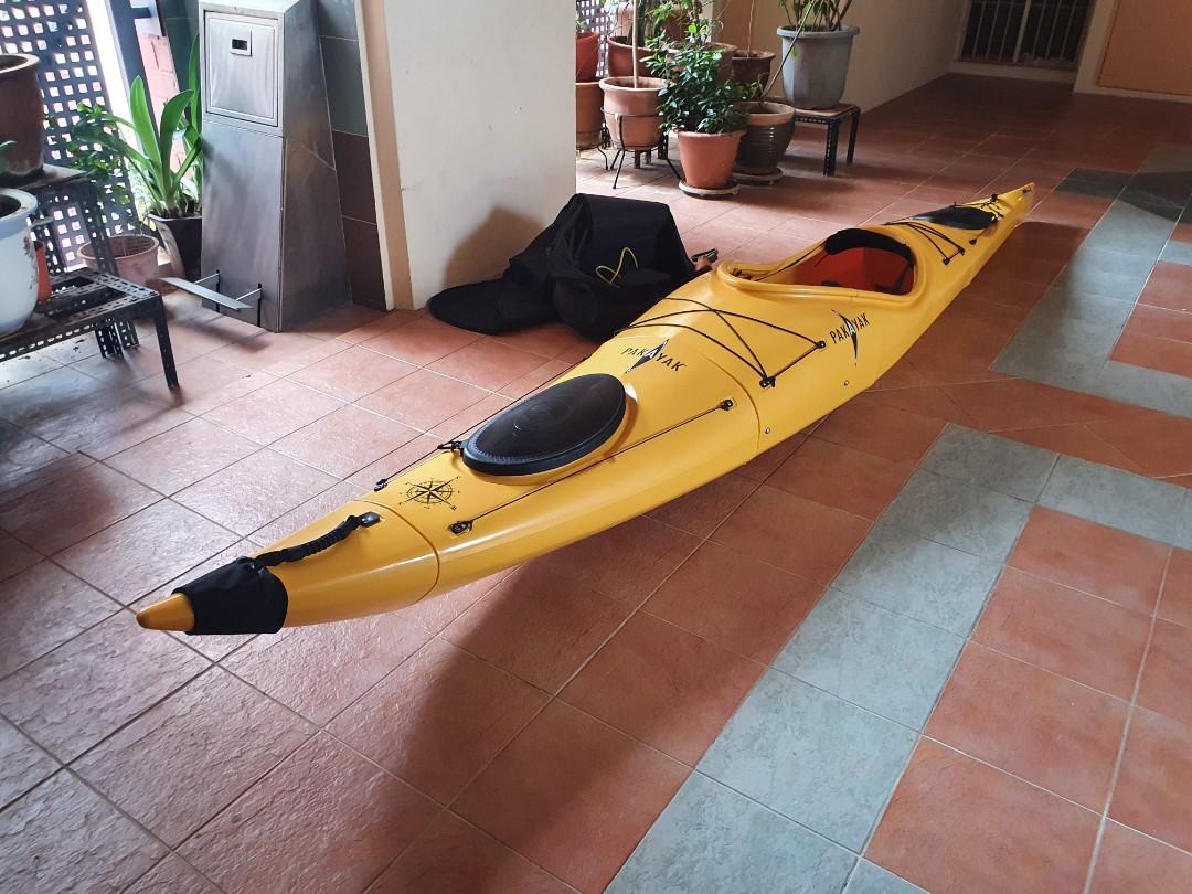 Pakayak Bluefin 14 Kayak (Sunshine Yellow), Sports Equipment, Sports ...