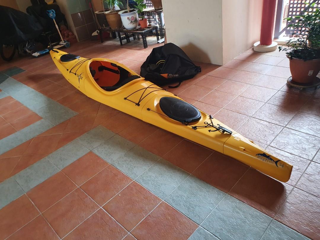 Pakayak Bluefin 14 Kayak (Sunshine Yellow), Sports Equipment, Sports ...