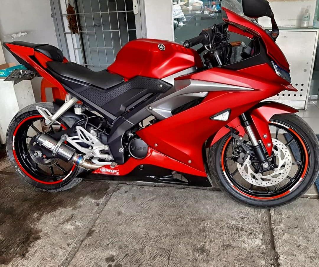 R15V3 Tank Cover / Tank Condom R15 V1, V2, V3, Motorcycles, Motorcycle ...