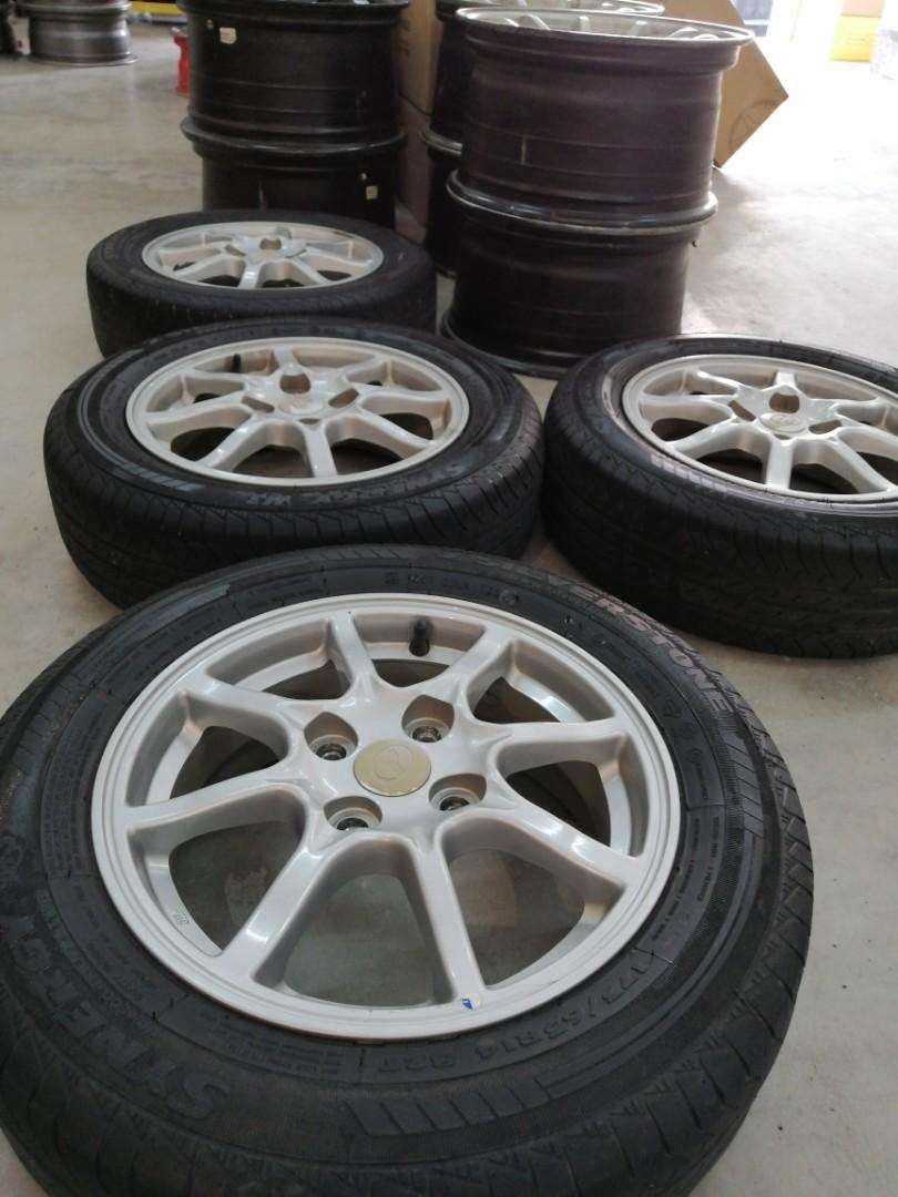 Rim 14" Standard Perodua Axia/tyre, Auto Accessories on Carousell