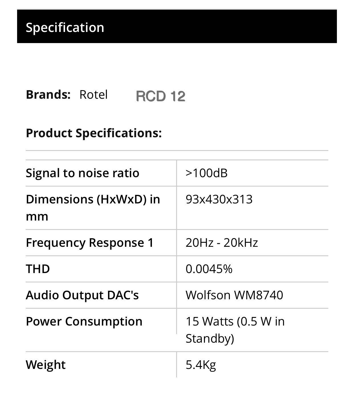 ROTEL RCD12 CD PLAYER, Audio, Portable Music Players on Carousell
