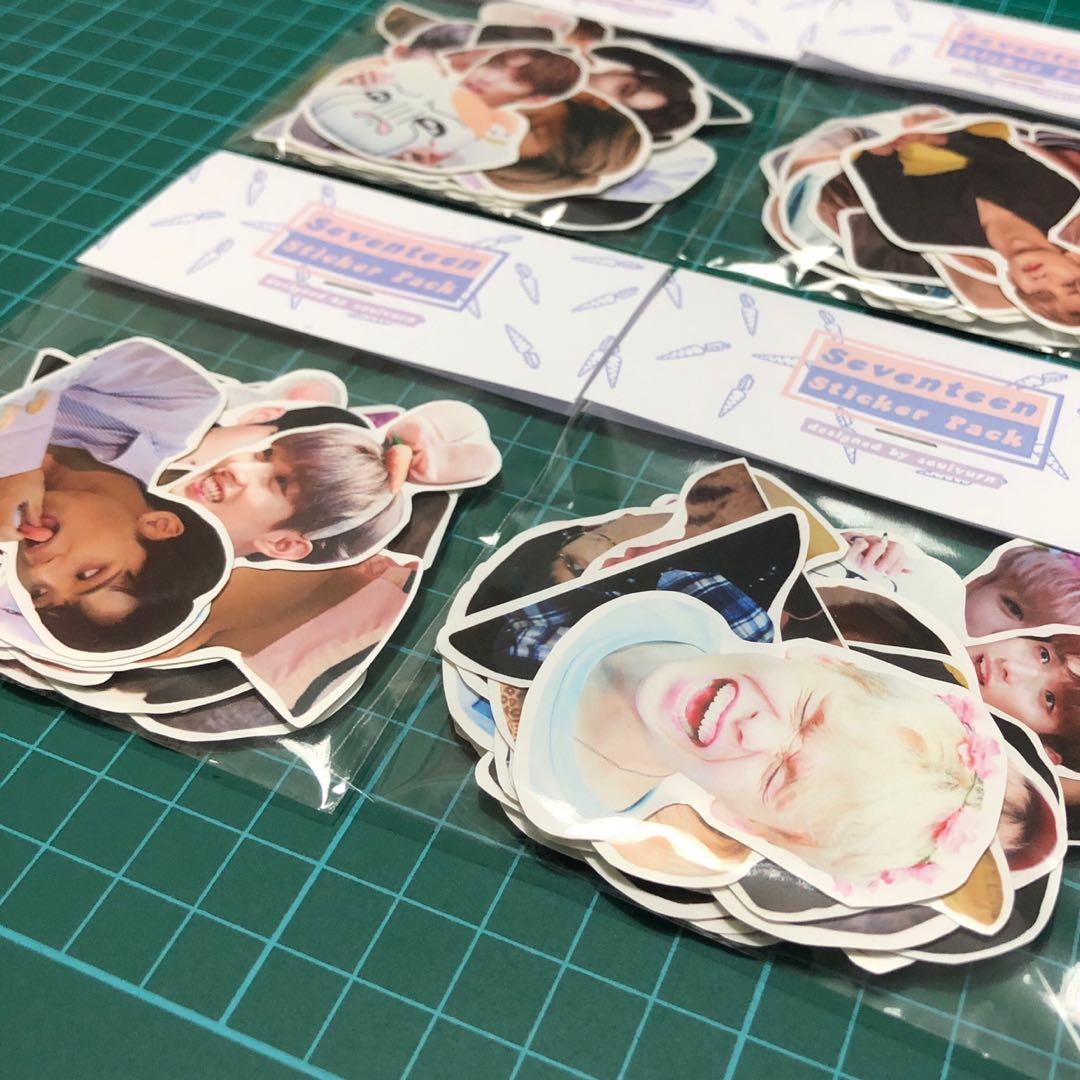 Seventeen Sticker Pack, Hobbies & Toys, Memorabilia & Collectibles, K ...