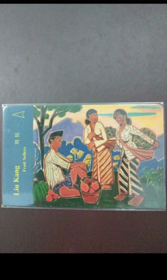 Singapore Nanyang style Chinese paintings 5 phoncards set, Hobbies ...