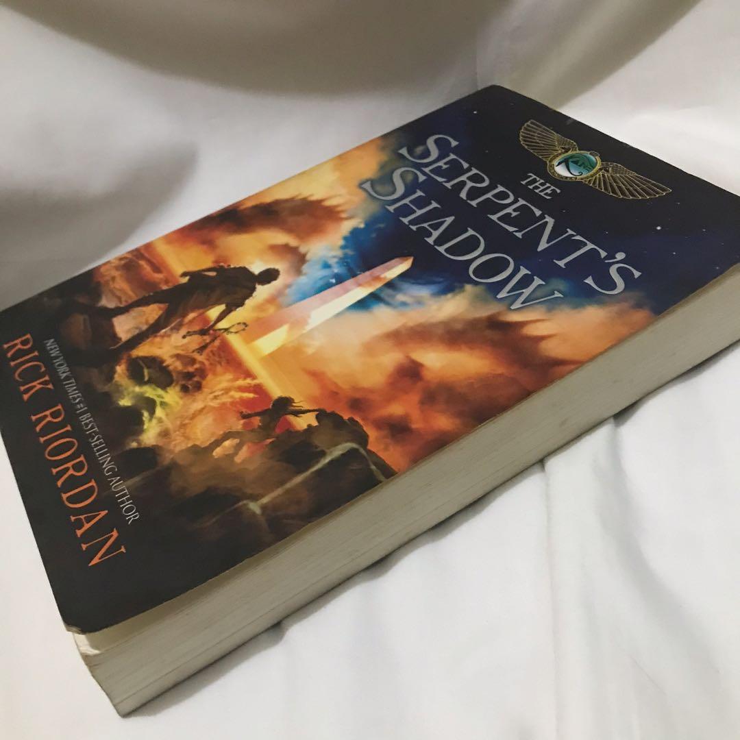 The Serpents Shadow - Rick Riordan, Buku & Alat Tulis, Buku di Carousell