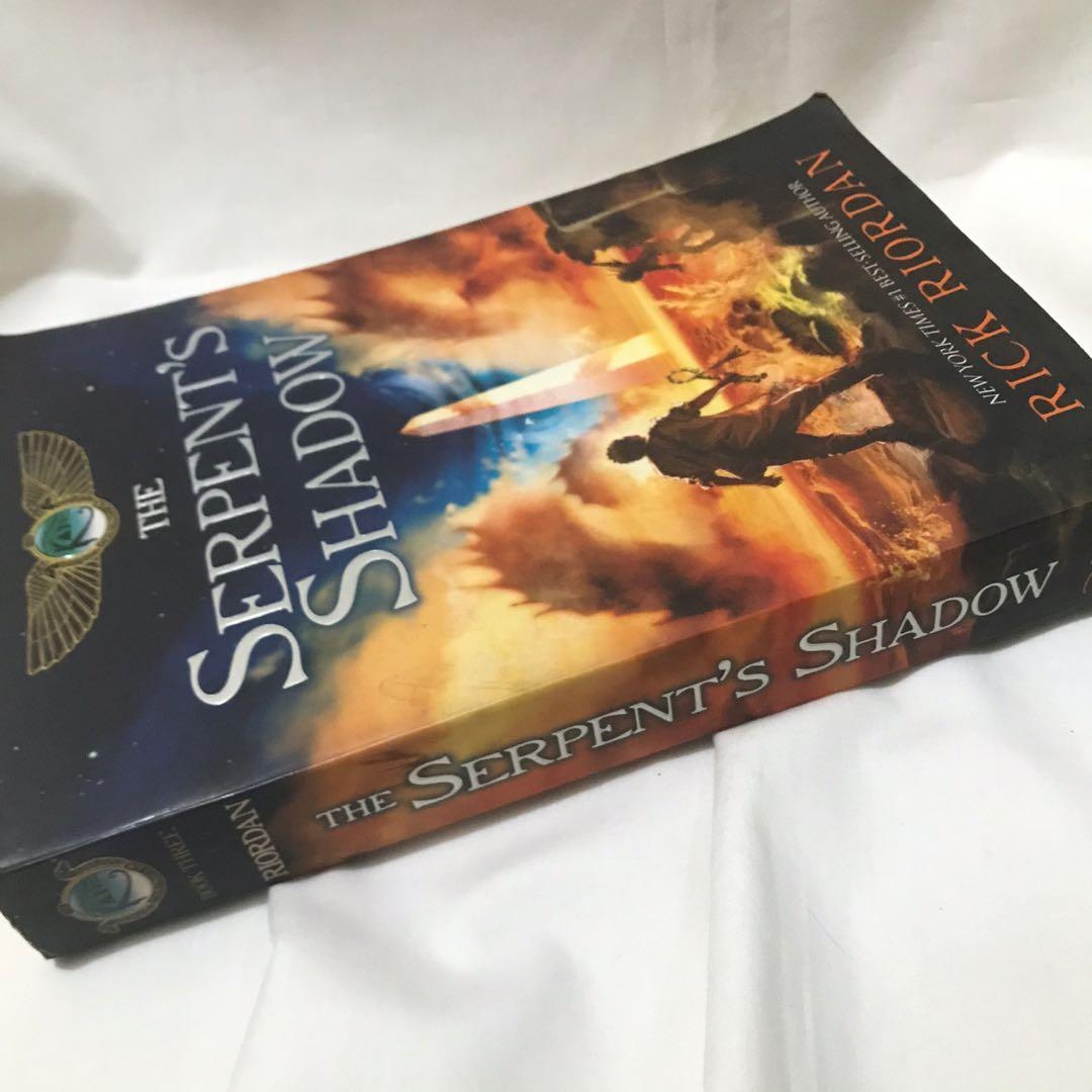 The Serpents Shadow - Rick Riordan, Buku & Alat Tulis, Buku di Carousell