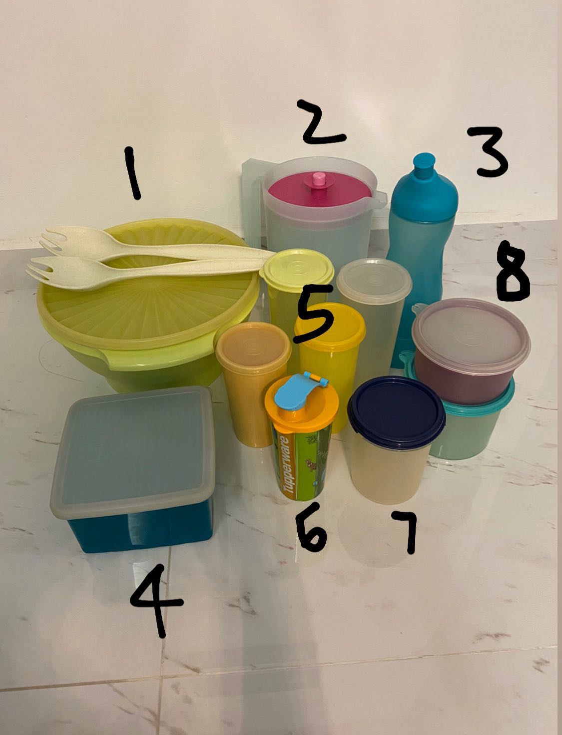 Tupperware clearance, Furniture & Home Living, Kitchenware & Tableware ...